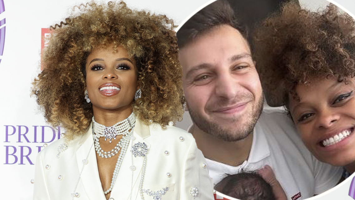 Fleur East shares adorable photo of baby Nova meeting Strictly's 'Uncle ...
