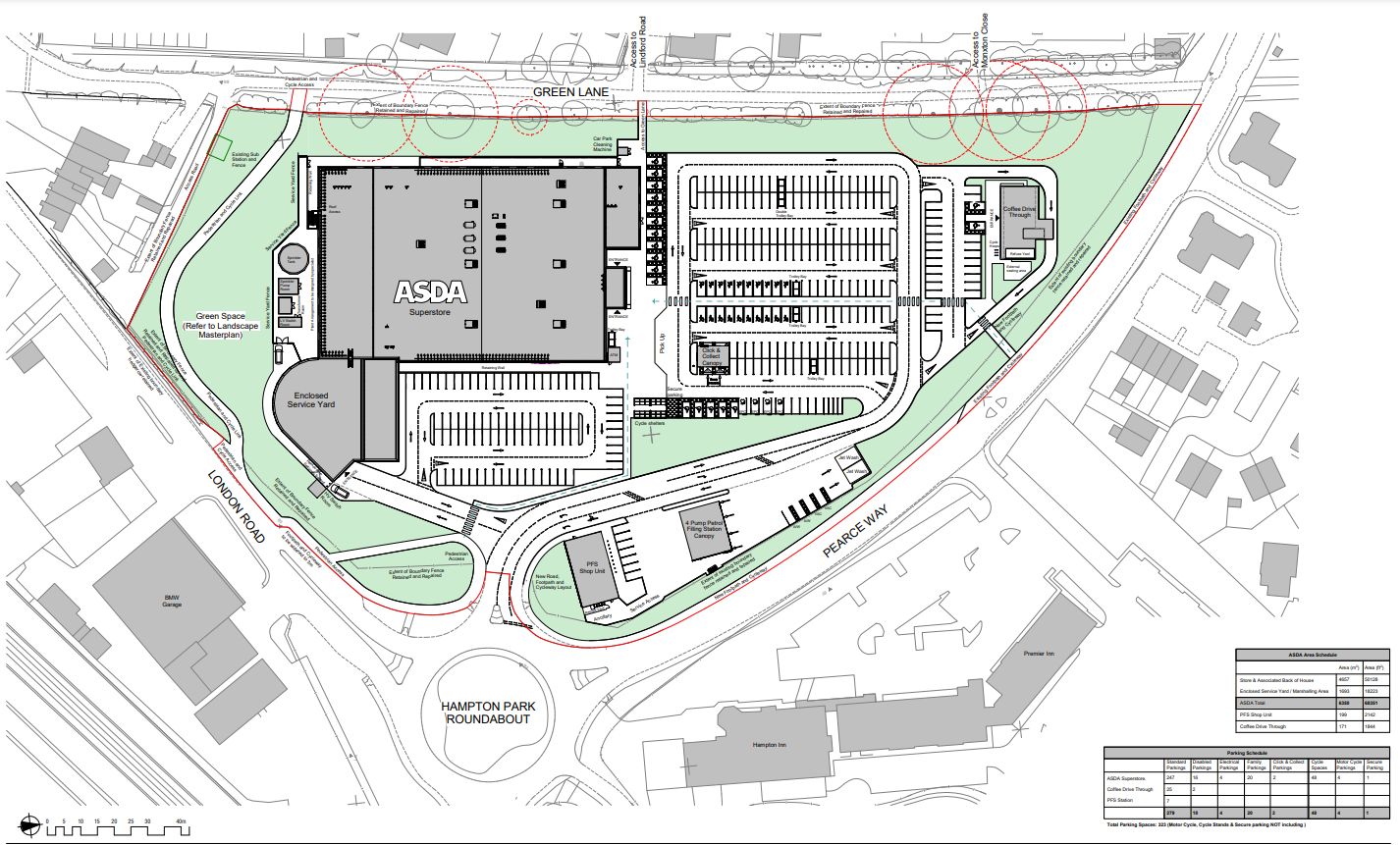 Salisbury Asda supermarket APPROVED