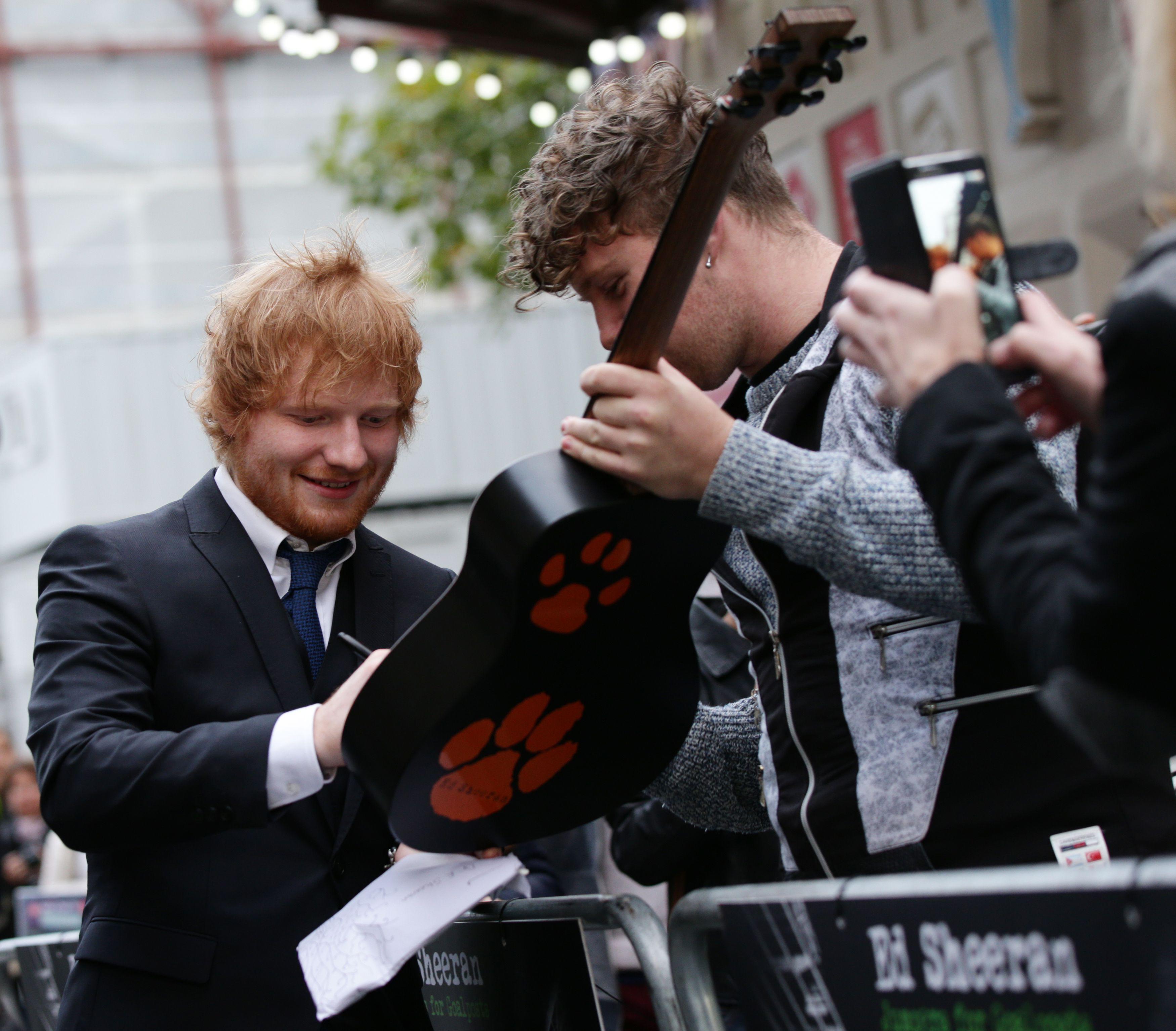 Ed Sheeran and Olivia Colman among stars donating items to War Child ...