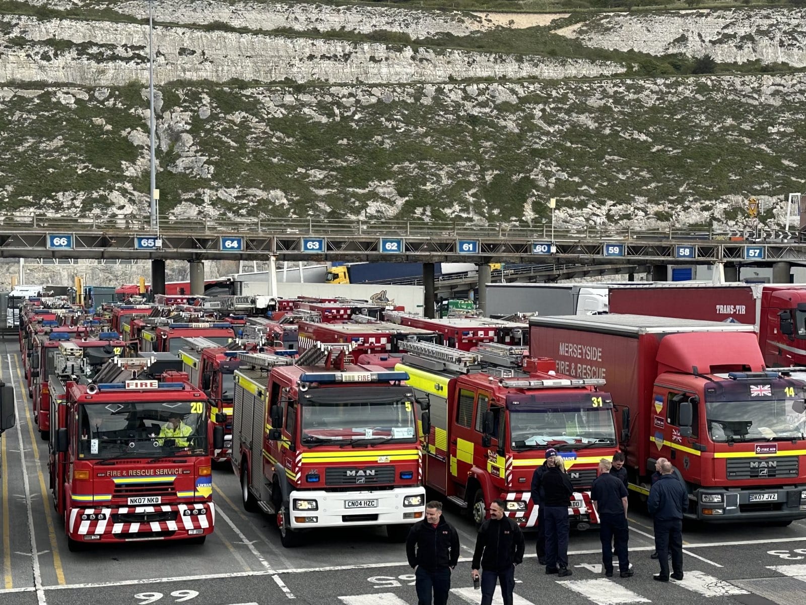 Merseyside leading the largest UK fire and rescue service convoy to ...