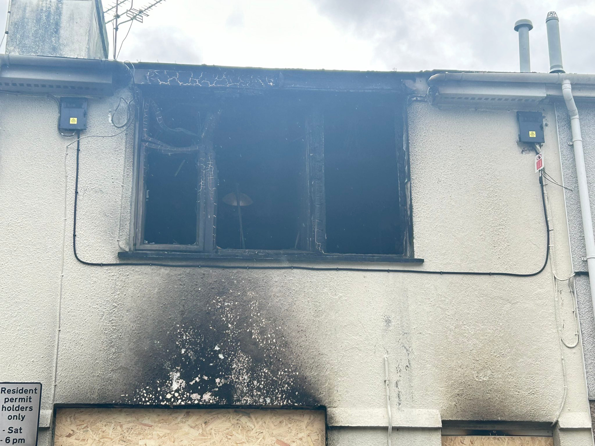 Pictures show aftermath of house fire in Truro