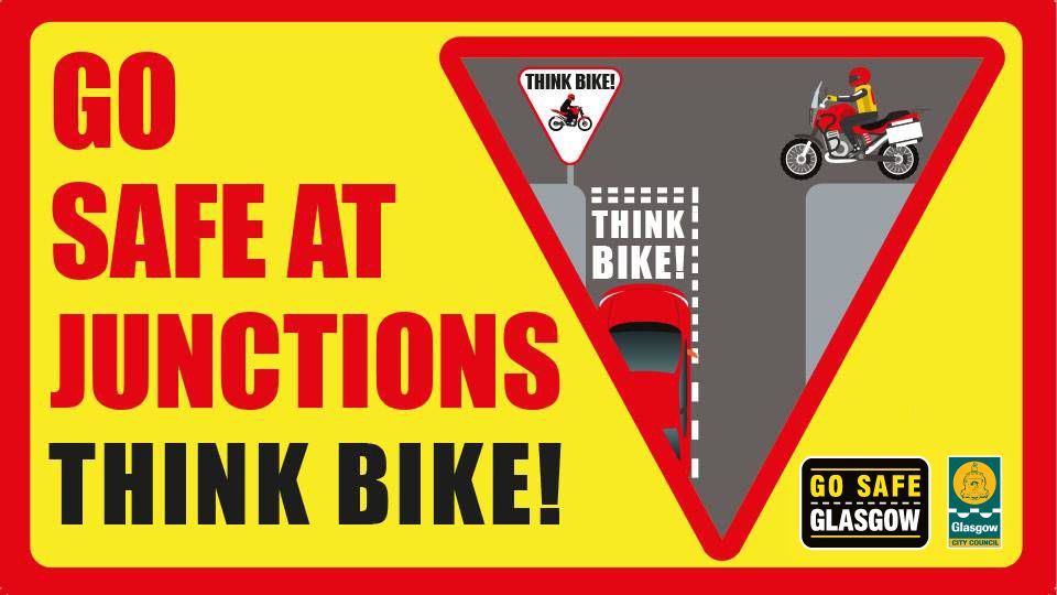 Look once, look twice and THINK BIKE at junctions! | Events - Clyde 1
