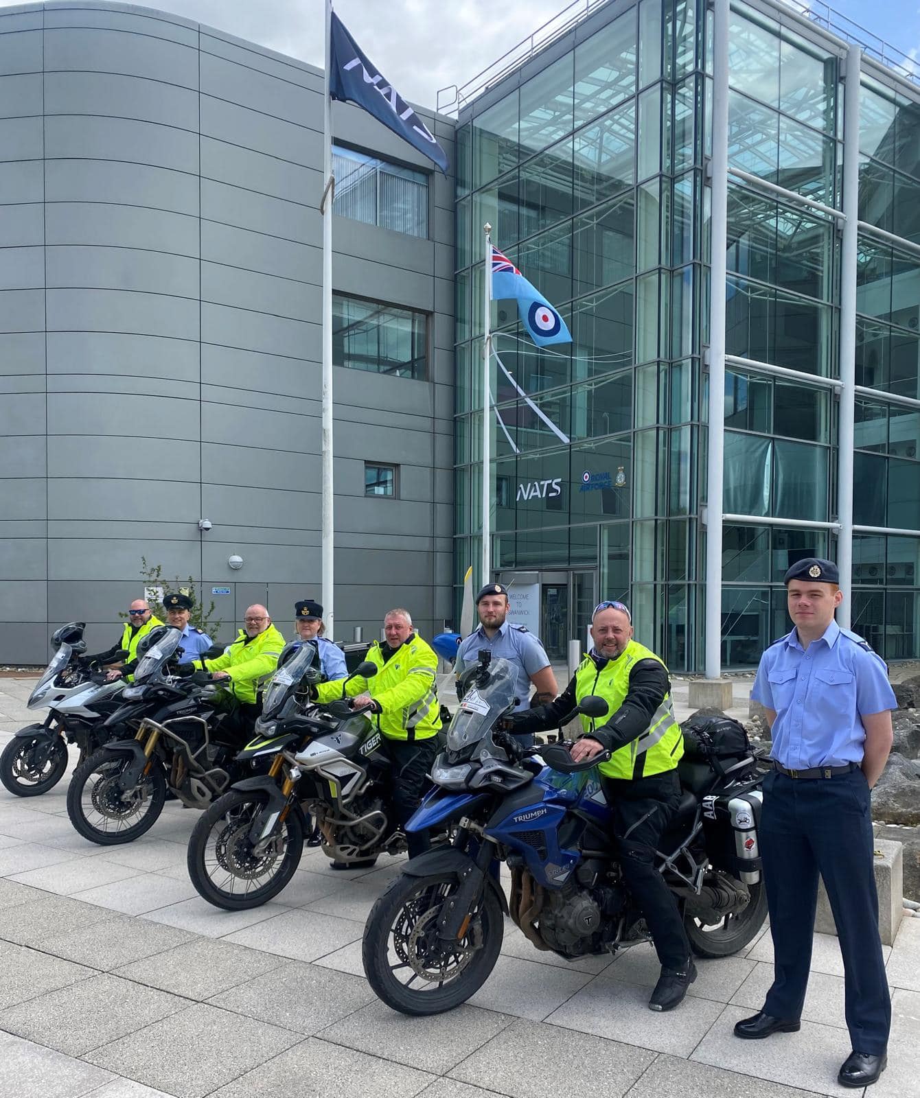 Four air traffic controllers complete mammoth motorcycle challenge ...