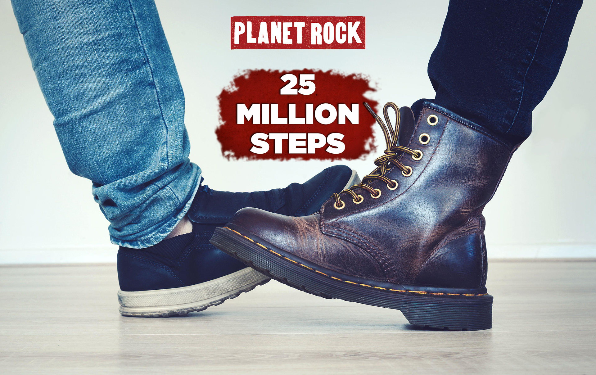 Join Planet Rock's 25 million step pledge | Rock News - Planet Rock