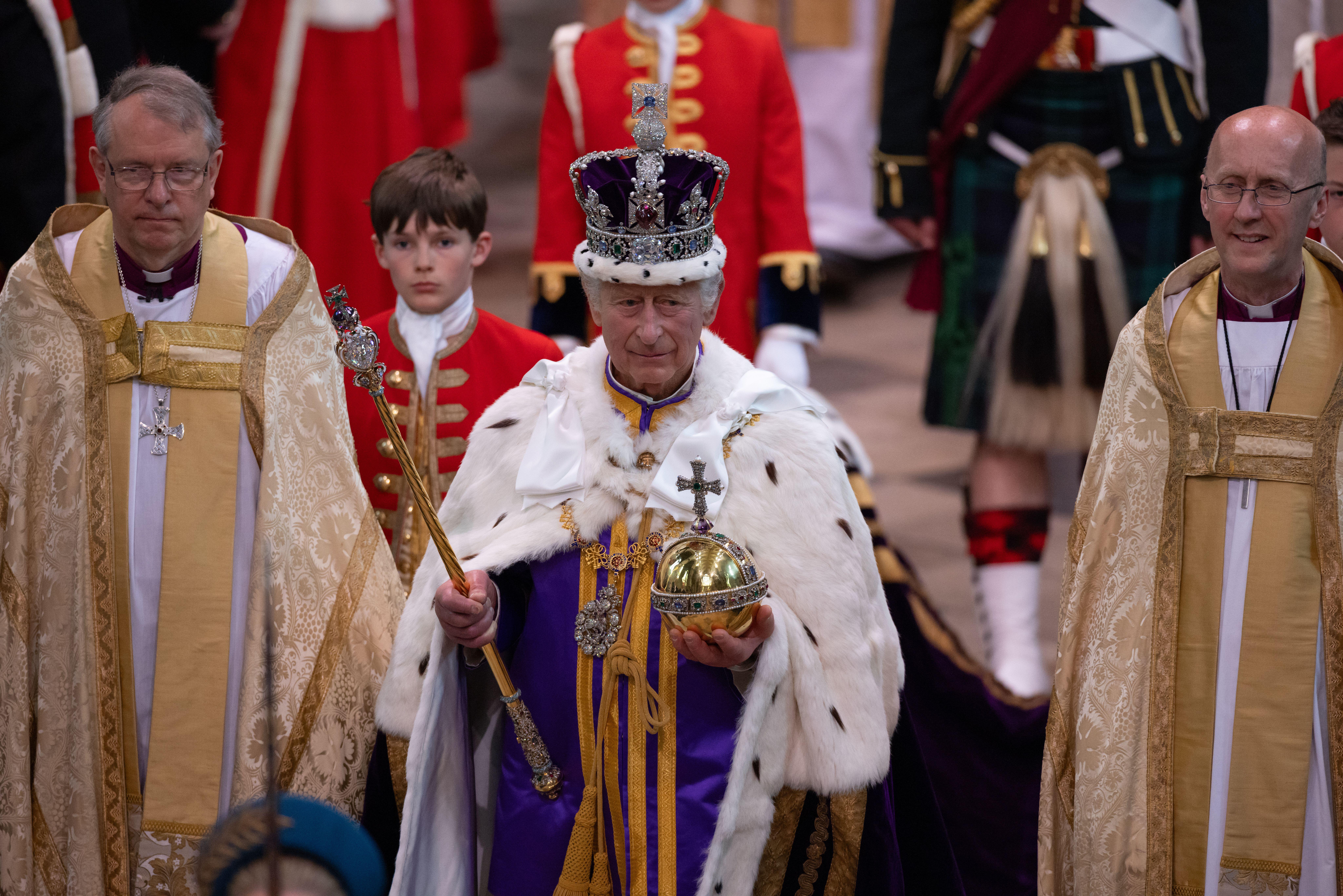 First anniversary of King's coronation marked with royal gun salutes in ...