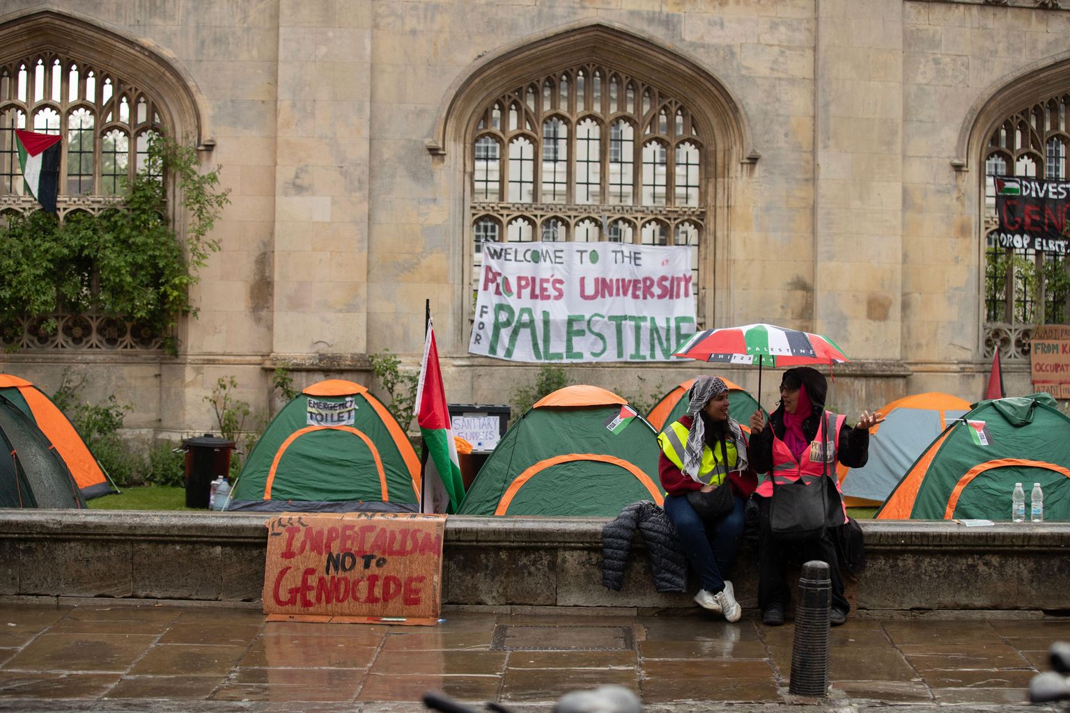 Cambridge University protests against war in Gaza
