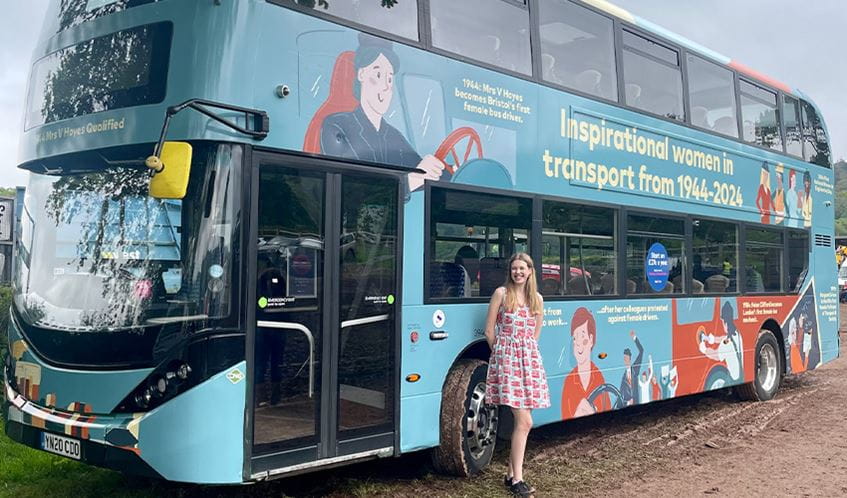 New Bristol bus design celebrates first female drivers