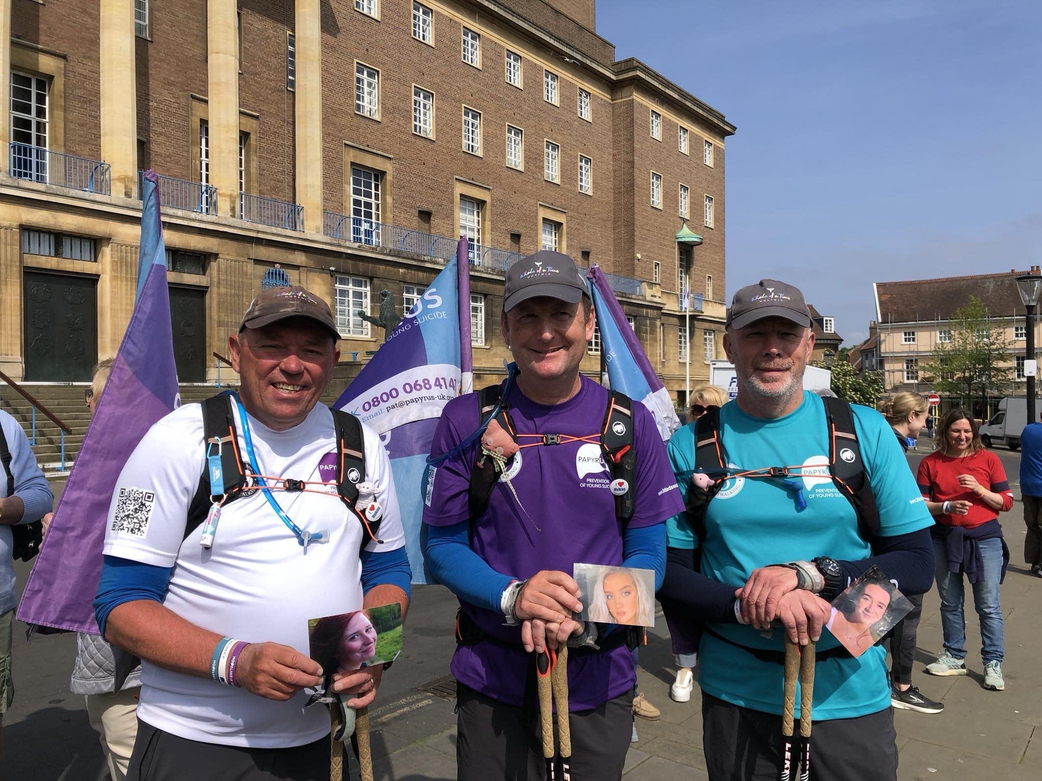 Three Dads Walking reach finish line as they complete charity drive