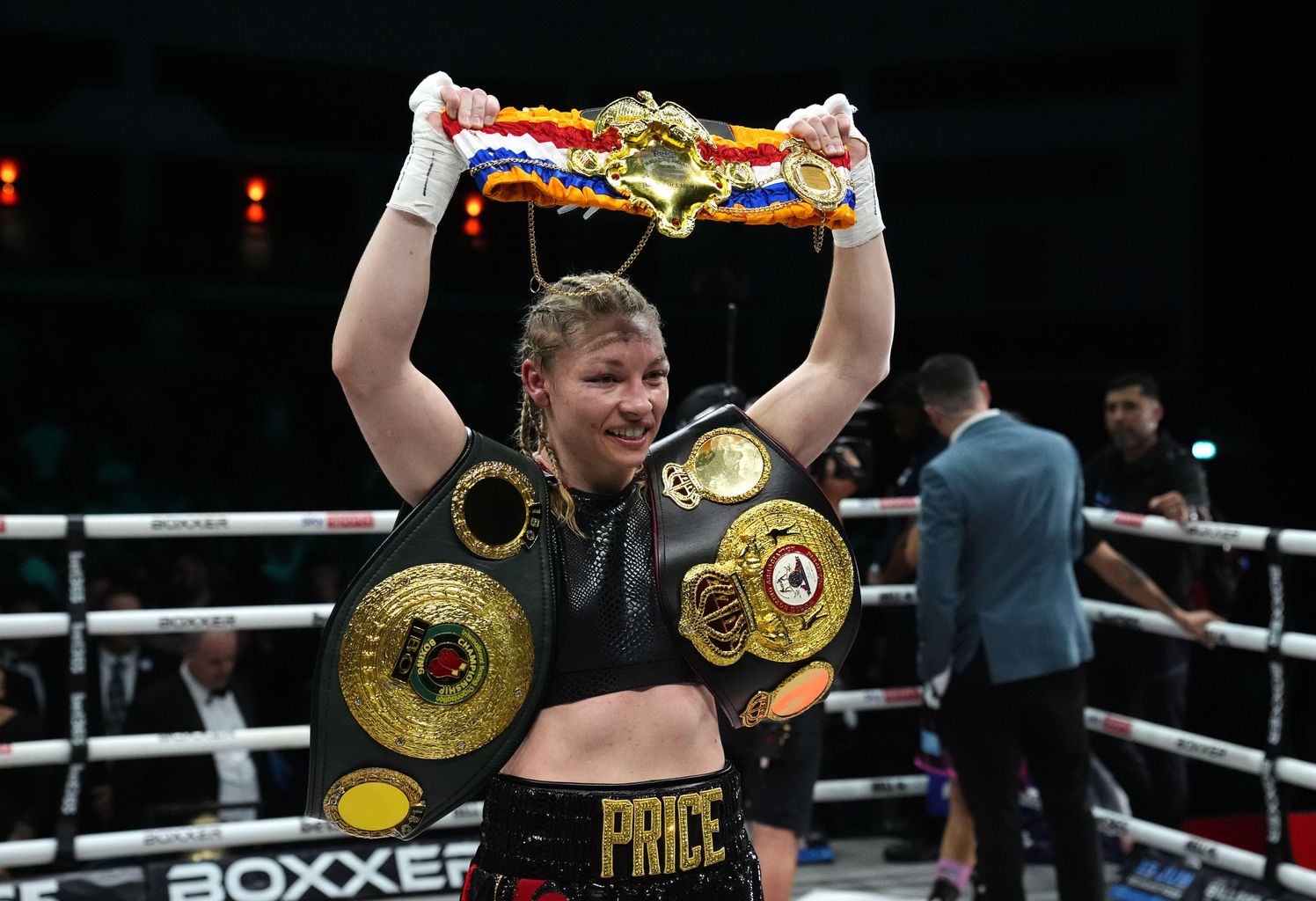 Lauren Price becomes Wales' first female boxing champion