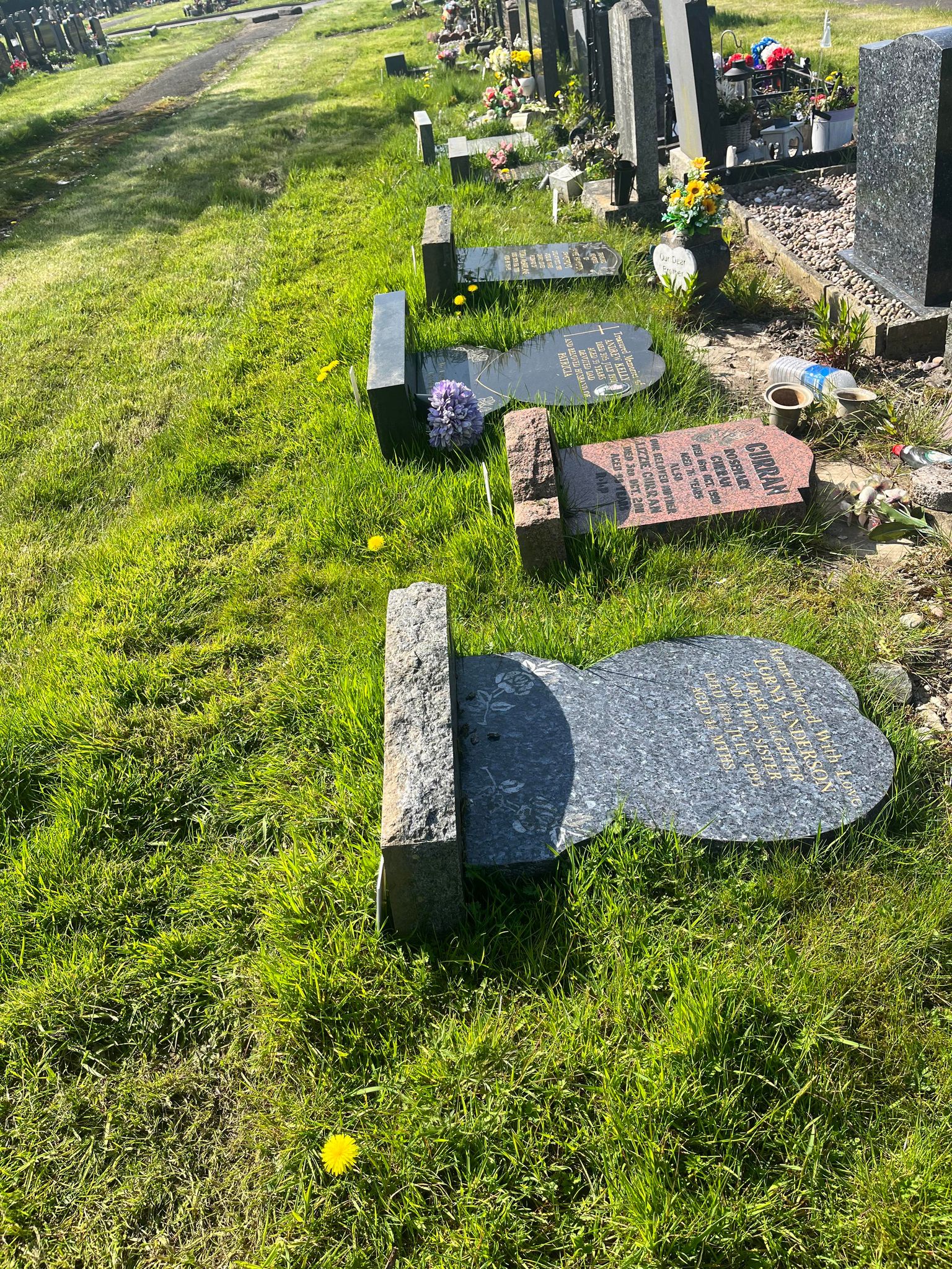 Petition calls to stop councils from toppling headstones in cemeteries