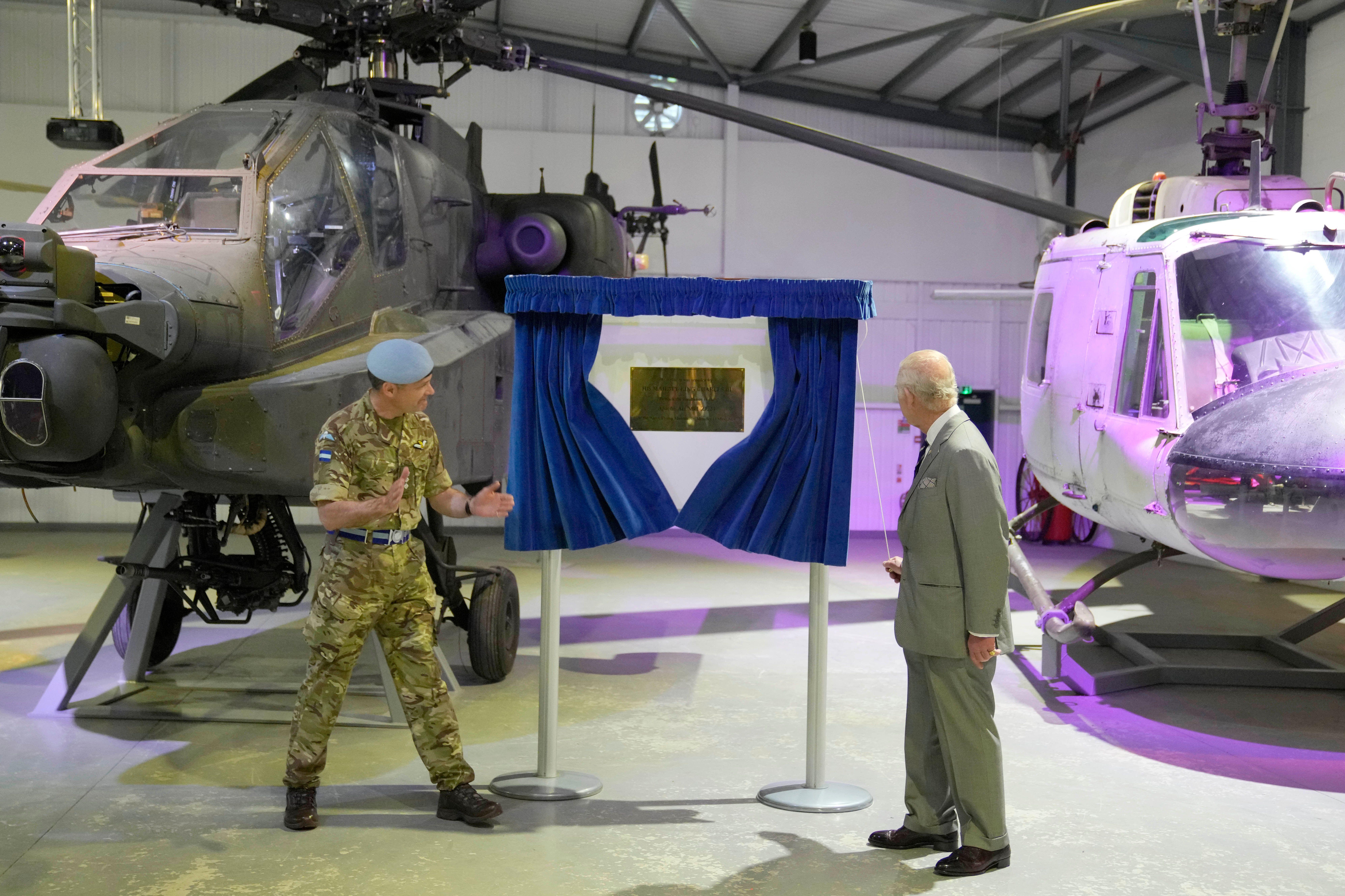 New Apache helicopter exhibit at Army Flying Museum opens