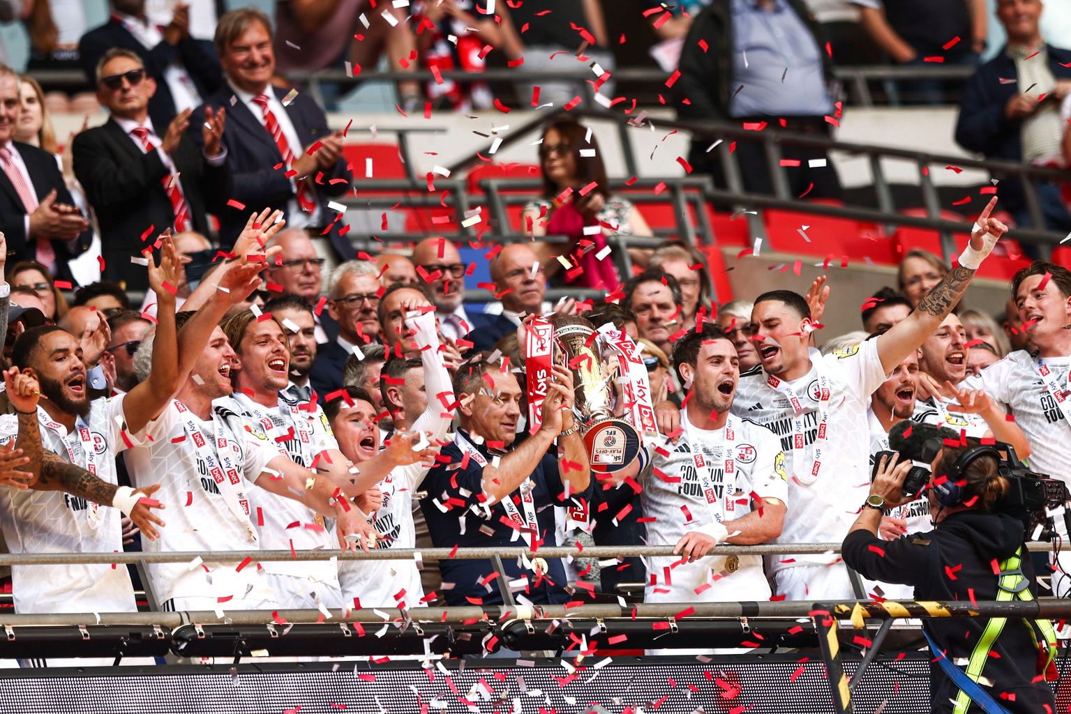 Crawley Town beat Crewe to earn League One promotion