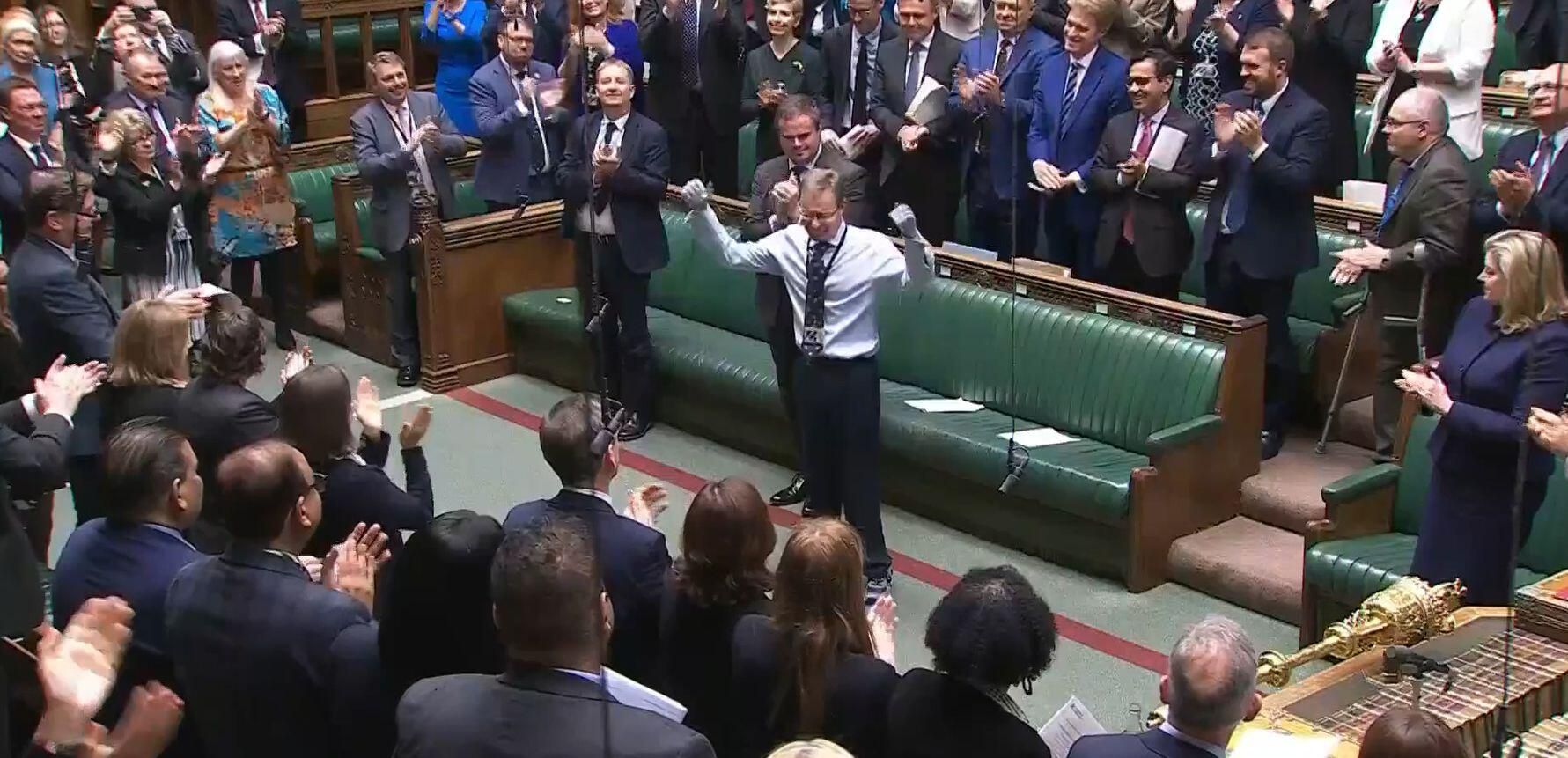 Standing ovations for Kent MP Craig Mackinlay on return to commons ...