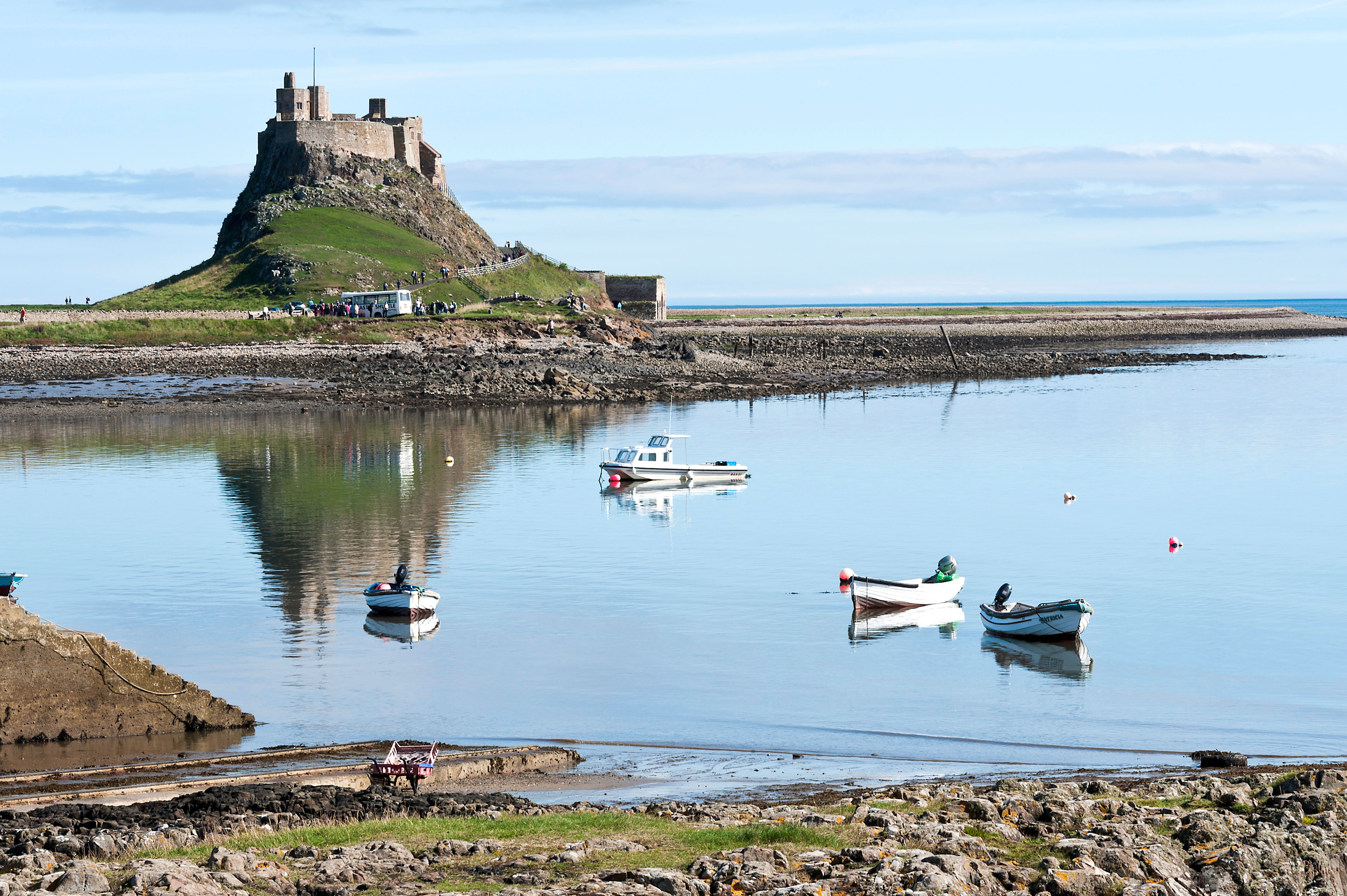 Stars 'spotted' on Holy Island as Lindisfarne Castle closes for filming ...