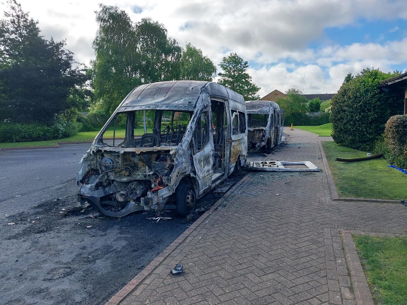 School bus fire in Lincoln being treated as arson