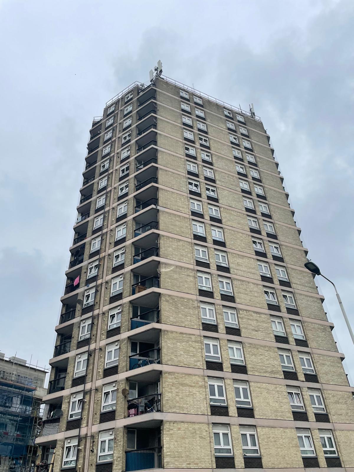 Five year old east London boy fell from tower block kitchen window