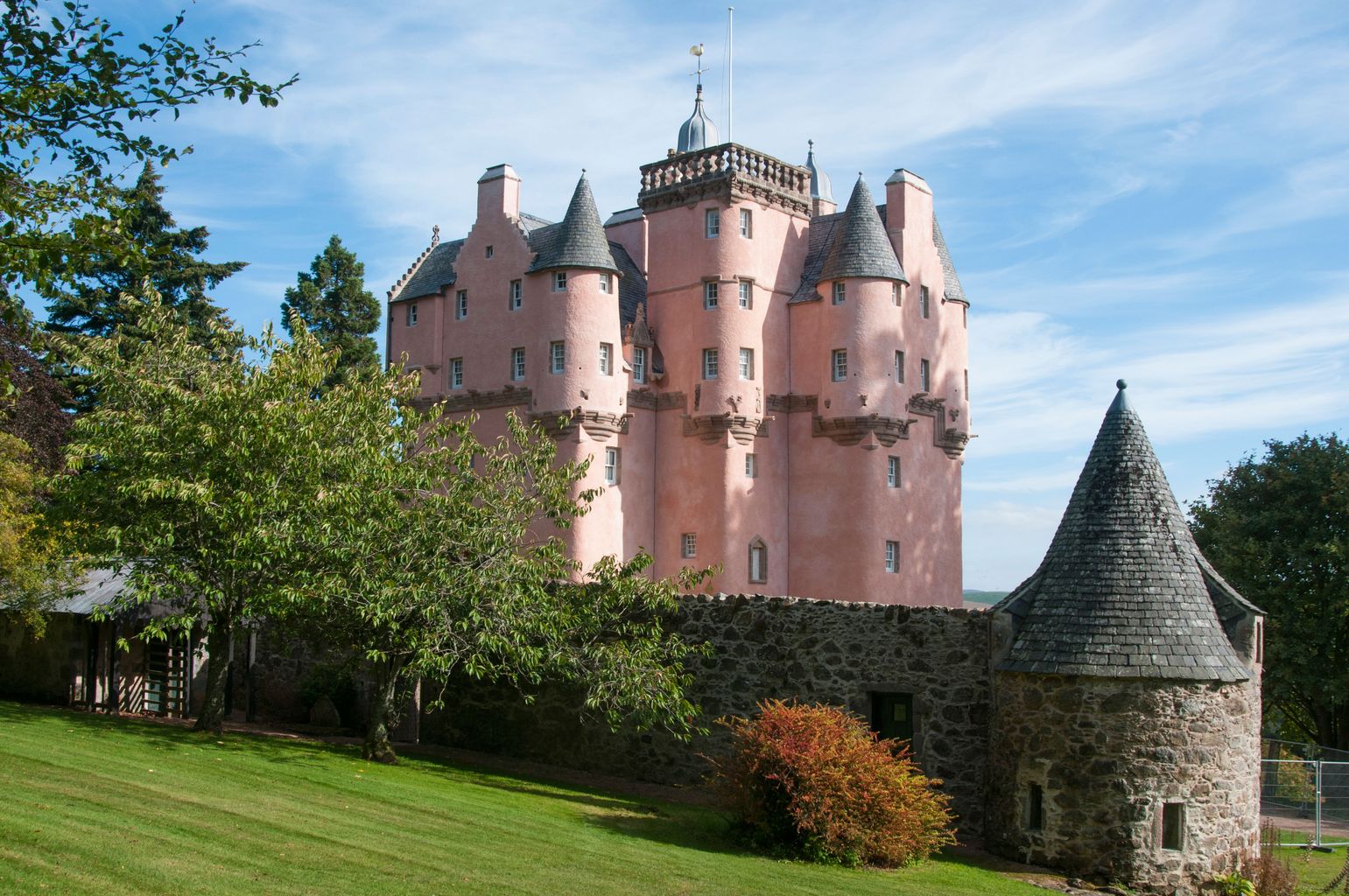 Pink "Disney castle" to reopen to the public in Aberdeenshire