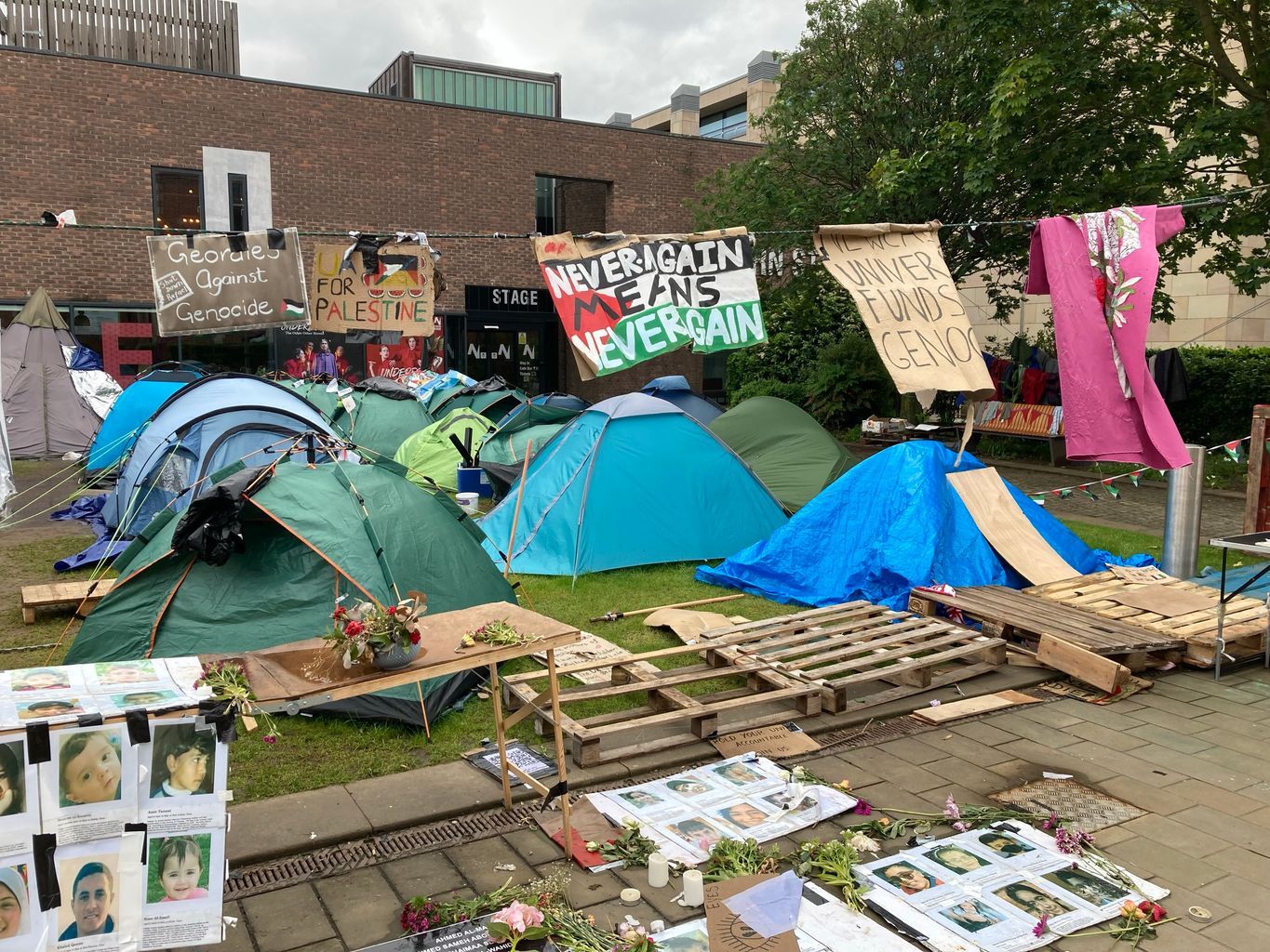 3 arrested after protests at Newcastle University building