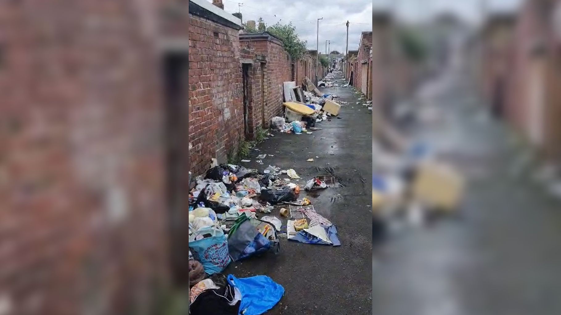 Eight tonnes of fly tipping found in back alley in Middlesbrough