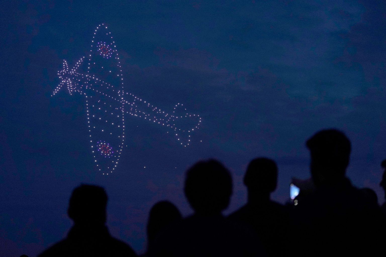 Spectacular drone display concludes D-Day 80 events in Portsmouth ...