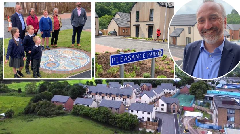Eildon Housing unveils new homes in Earlston