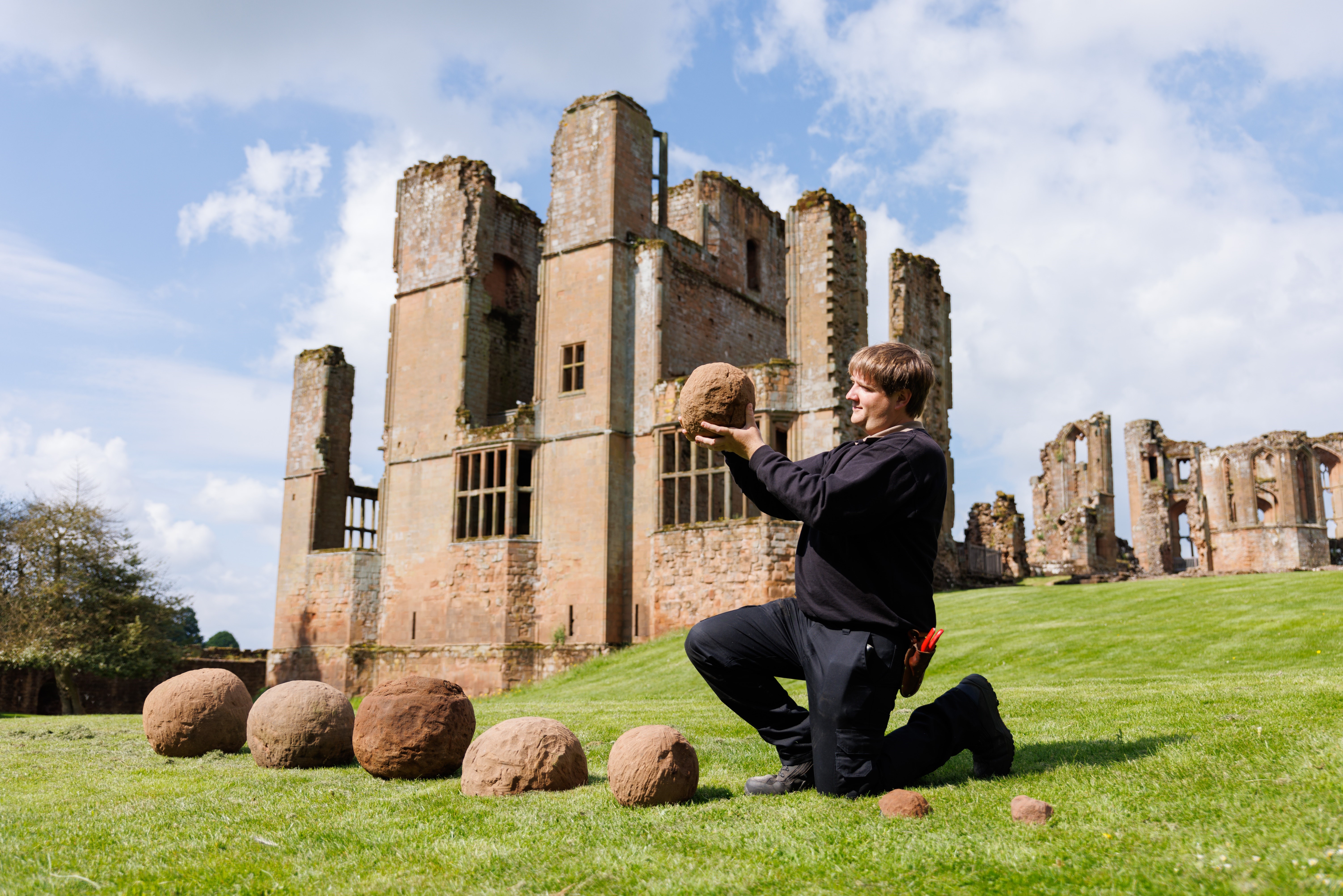 Catapult shots fired by King Henry III discovered at Kenilworth Castle