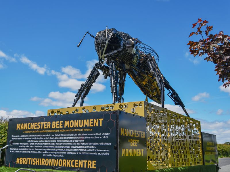 Monument Bee made out of seized guns and knives set to tour Walsall ...