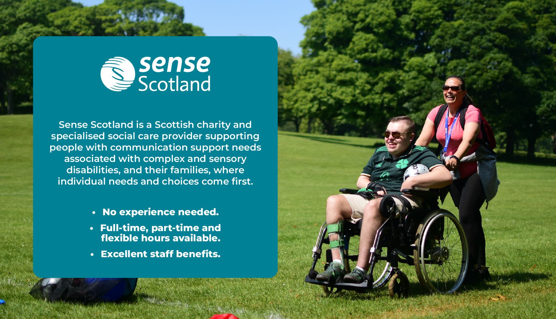 Sense Scotland are recruiting Support Practitioners in Ellon & Cruden ...