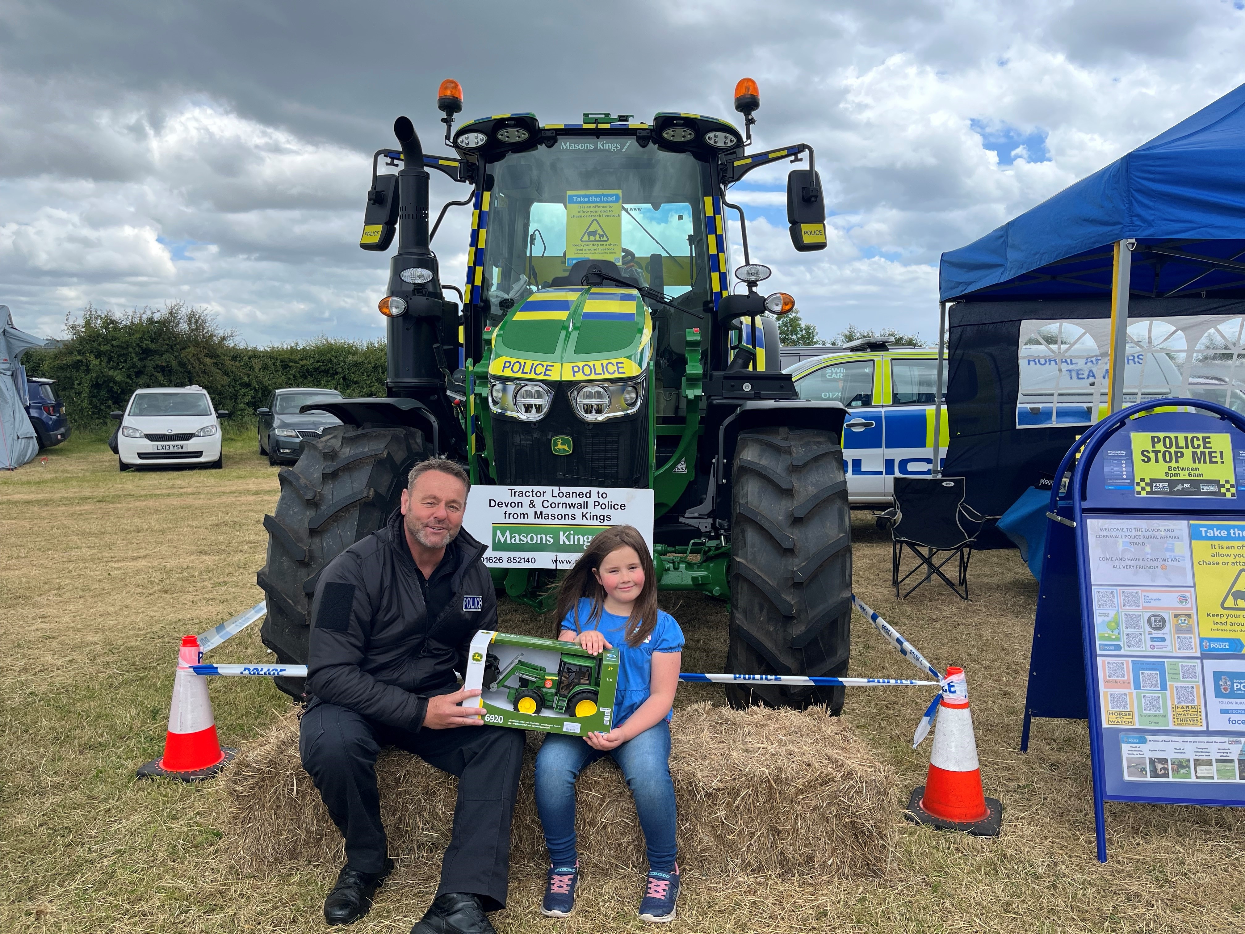 New name for Devon and Cornwall Police tractor revealed
