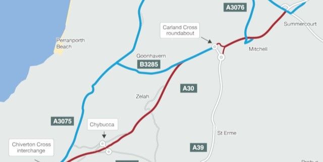 Drivers urged to plan journeys ahead of A30 weekend closure