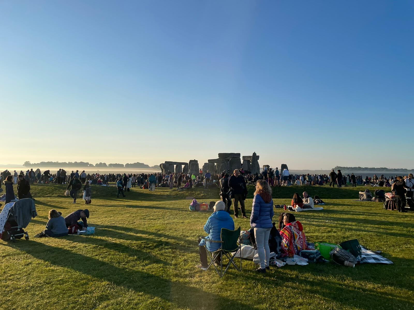 Perfect weather at Stonehenge for 2024 Summer Solstice