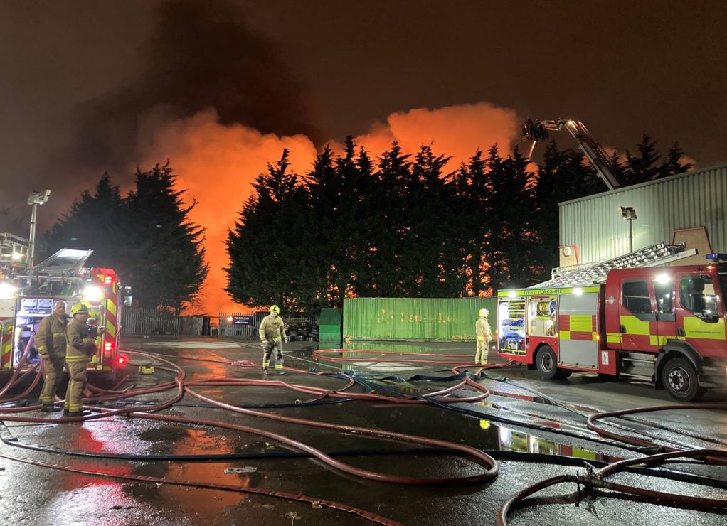 Harrogate man jailed over huge tyre fire in Bradford that blazed for ...