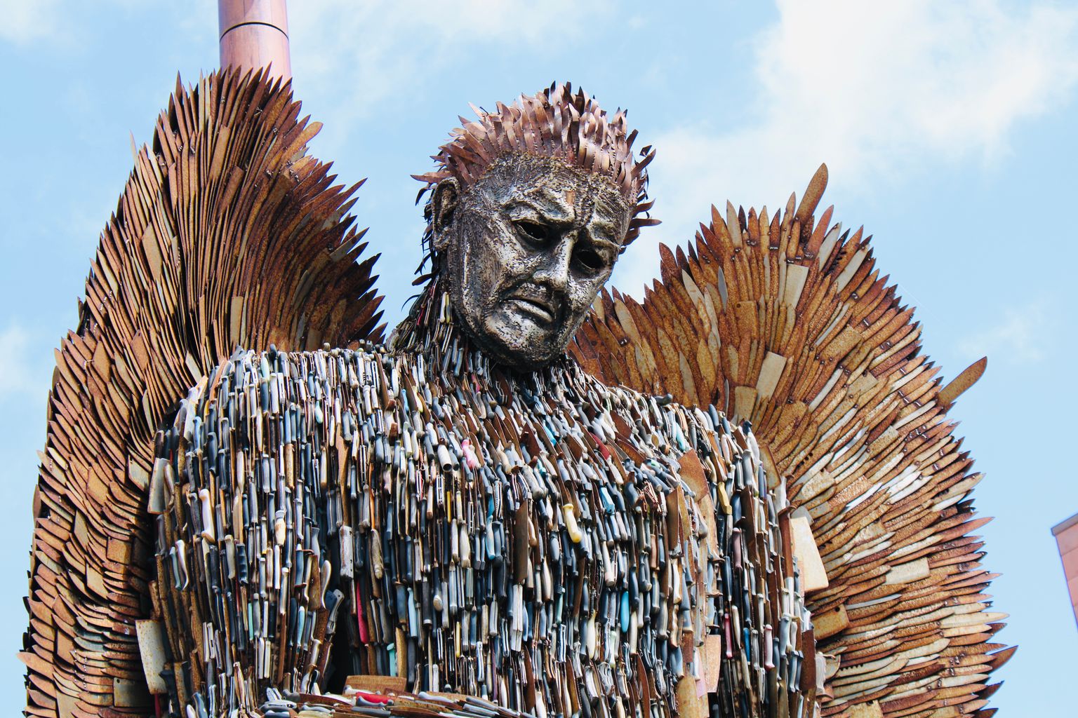 Sunderland says goodbye to the Knife Angel