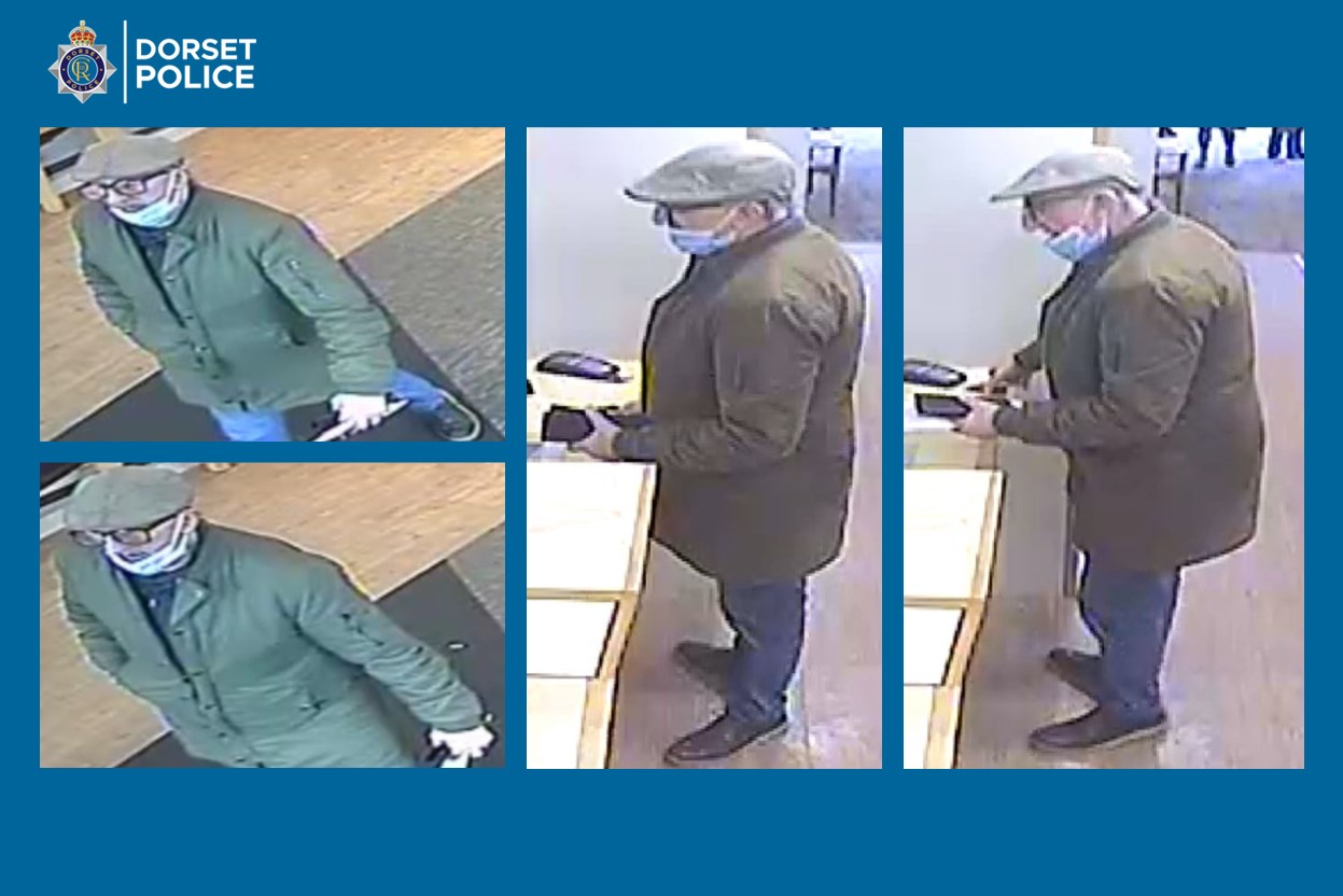 Stolen bank card used for fraudulent cash withdrawals in Dorset