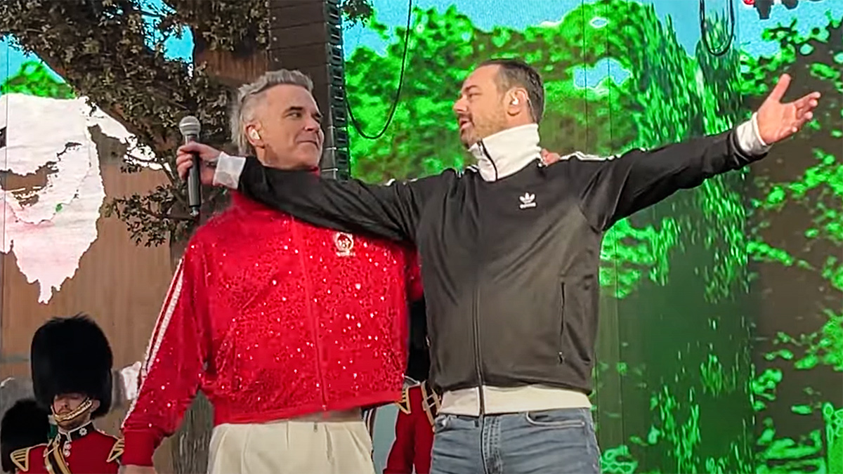 Watch Danny Dyer and Robbie Williams cover Blur's 'Parklife' at BST ...
