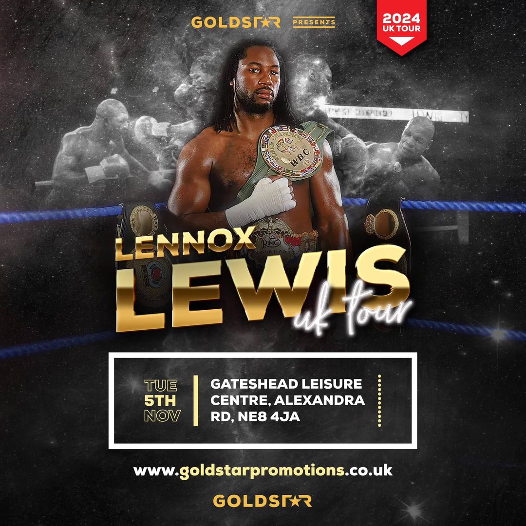 Boxing legend Lennox Lewis heading to Gateshead | News - Hits Radio ...