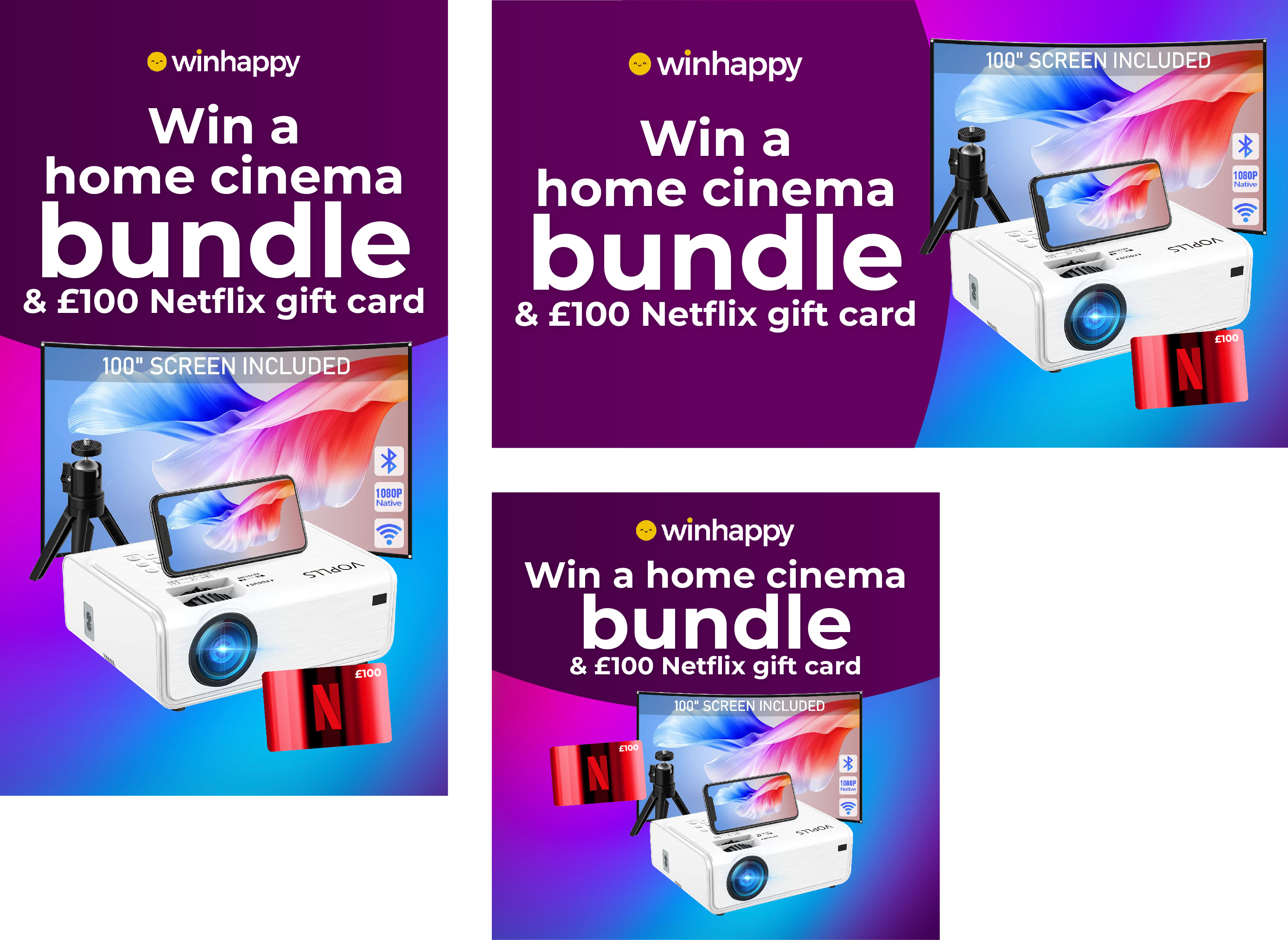 Win a home cinema bundle & £100 Netflix gift card | Win - Clyde 1