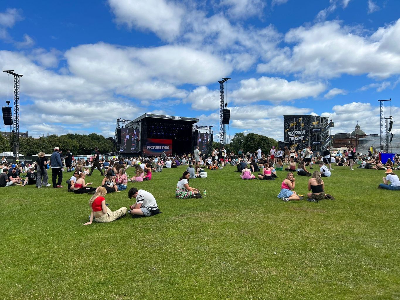 TRNSMT festival gets under way at Glasgow Green