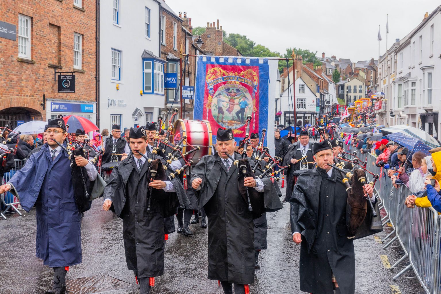 Hundreds gather for Durham Miners' Gala on 40th anniversary of strikes