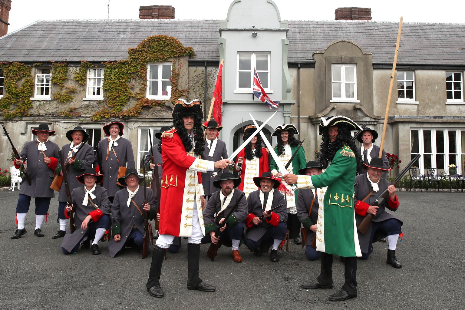 Thousands descend on Co Down village for infamous Scarva sham fight