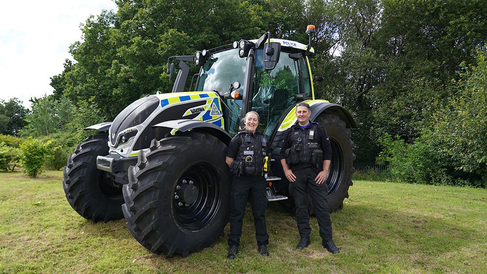 Police hope tractor will prove to be a 'huge hit' in summer campaign