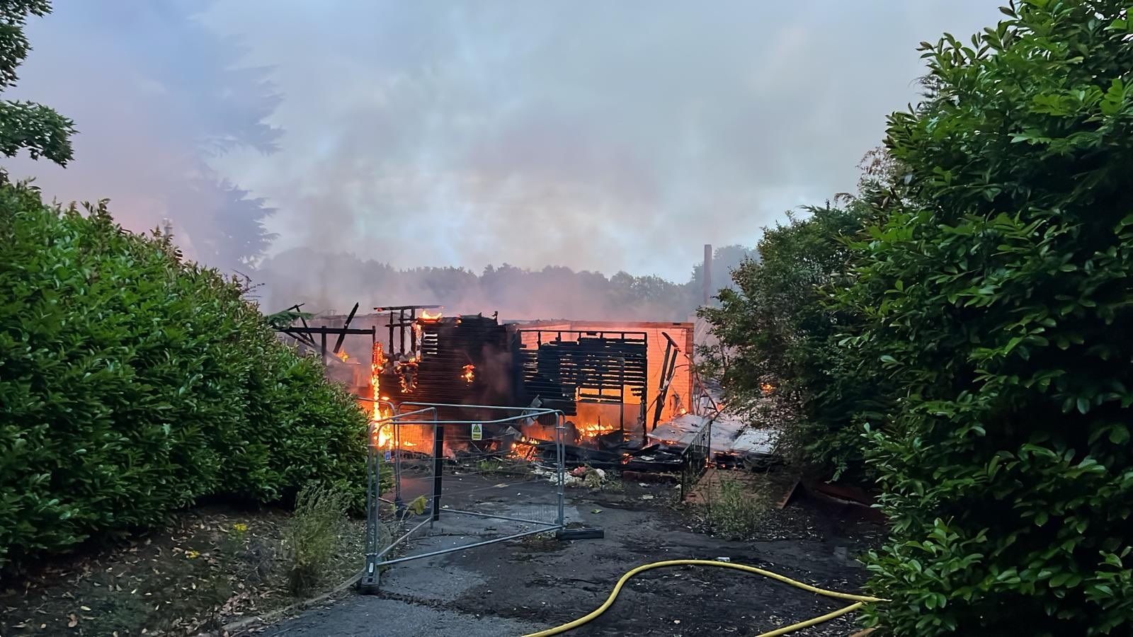 Hertfordshire fire deal with derelict building blaze | News - Greatest ...