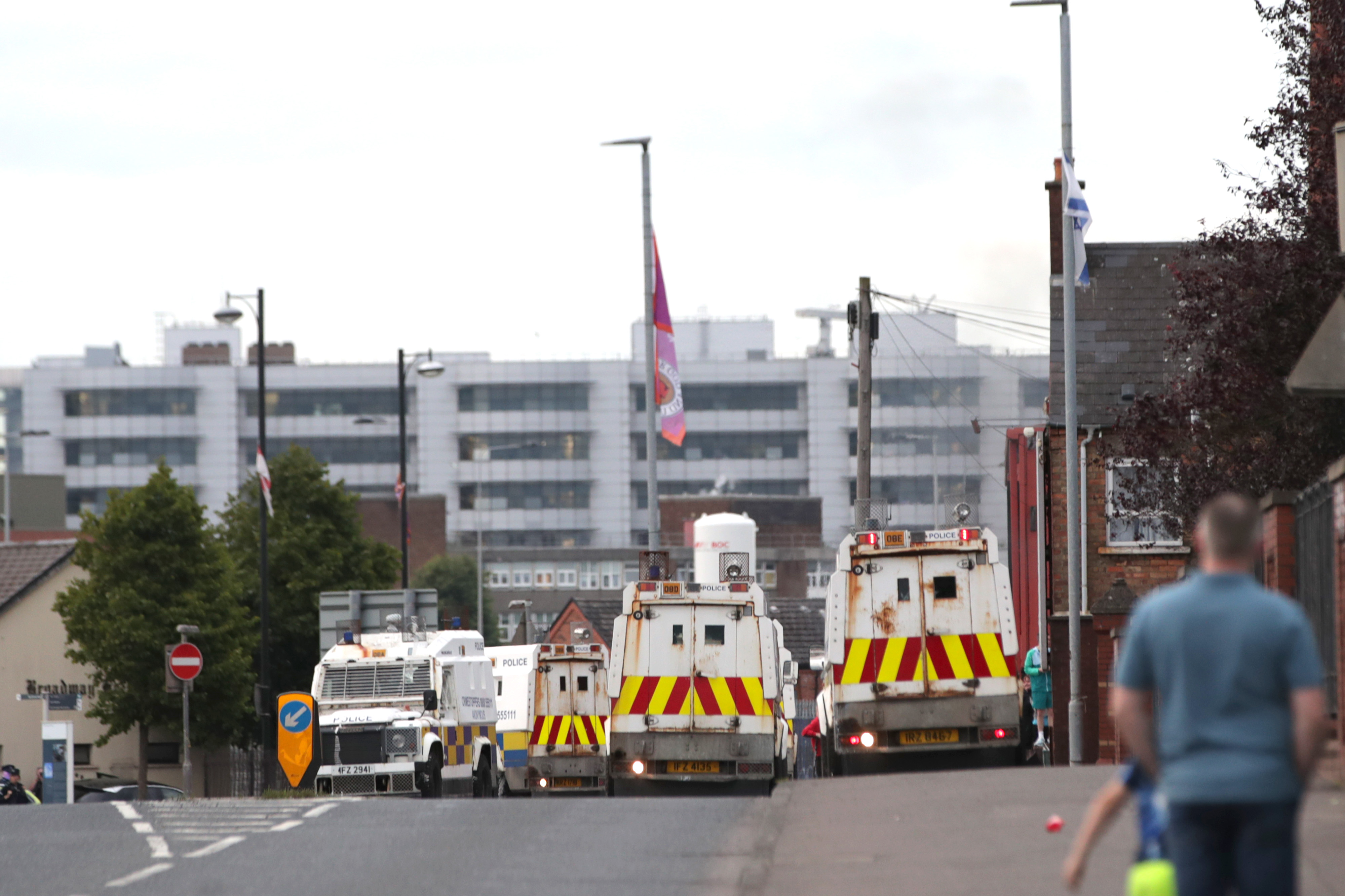 A man has been arrested after second night of trouble in Belfast