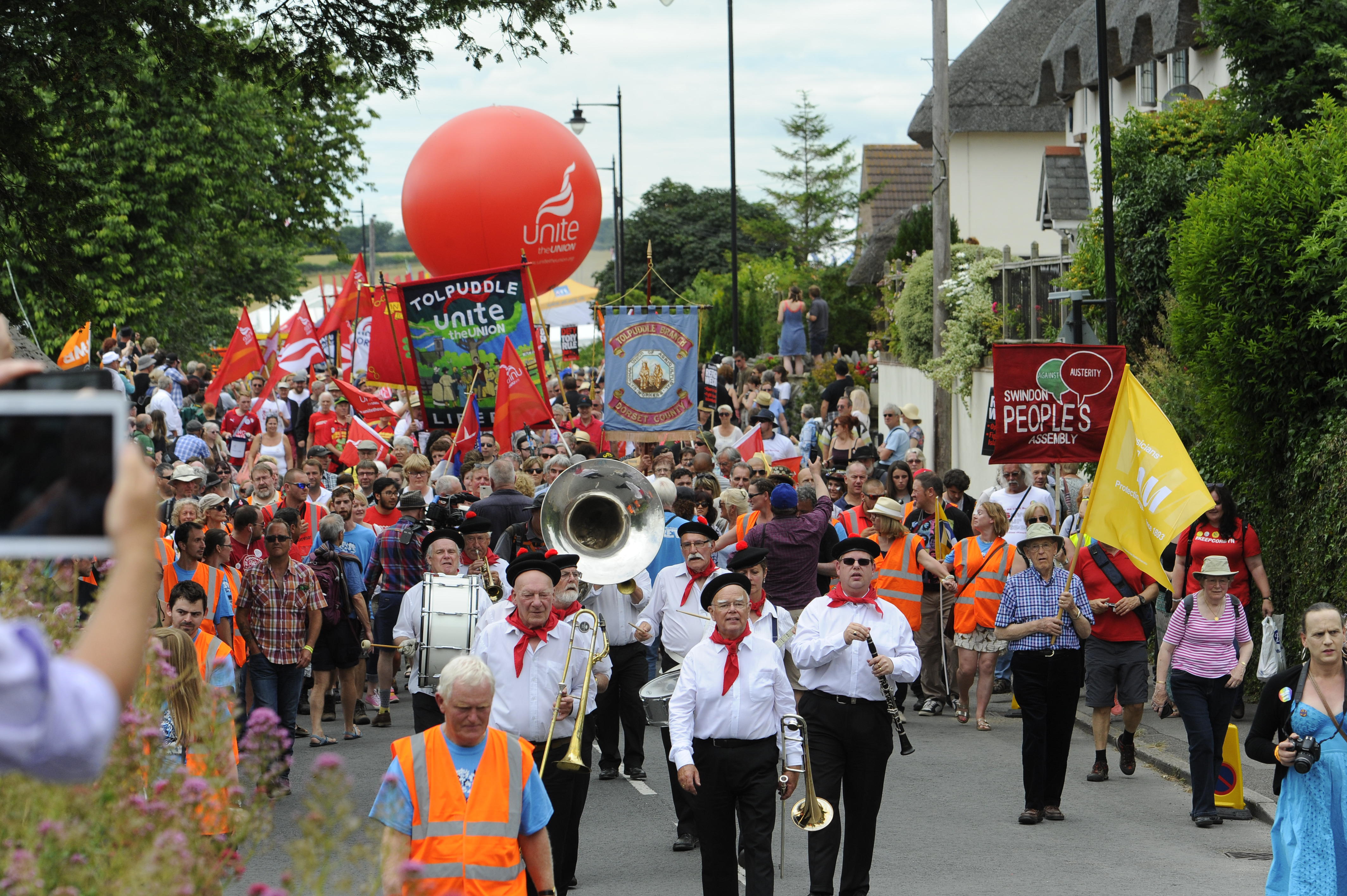 Thousands due to attend Tolpuddle Martyrs' Festival