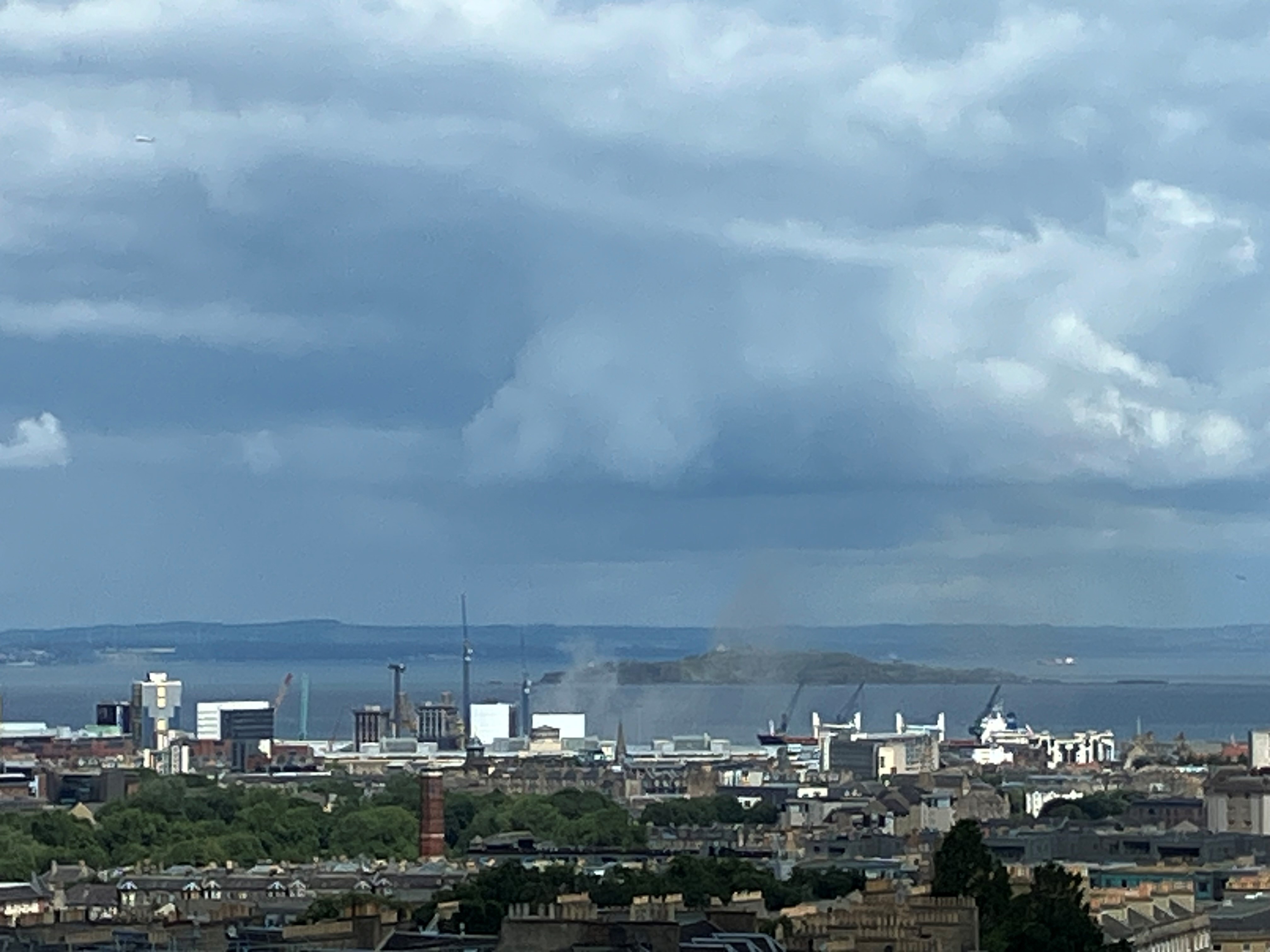 Fire crews extinguish blaze at Leith docks