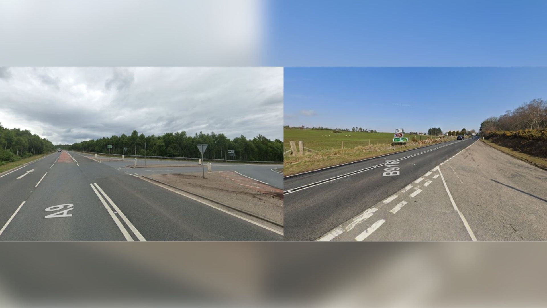 A9 reopened in two places after crashes