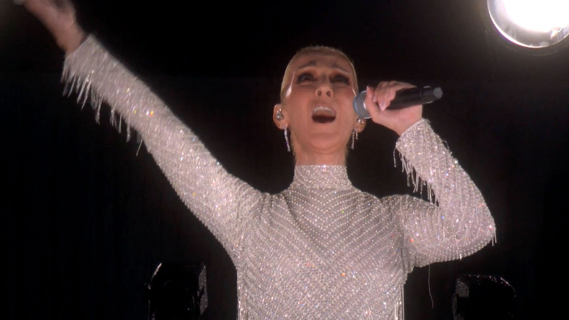 Celine Dion performed at the Paris 2024 Olympics