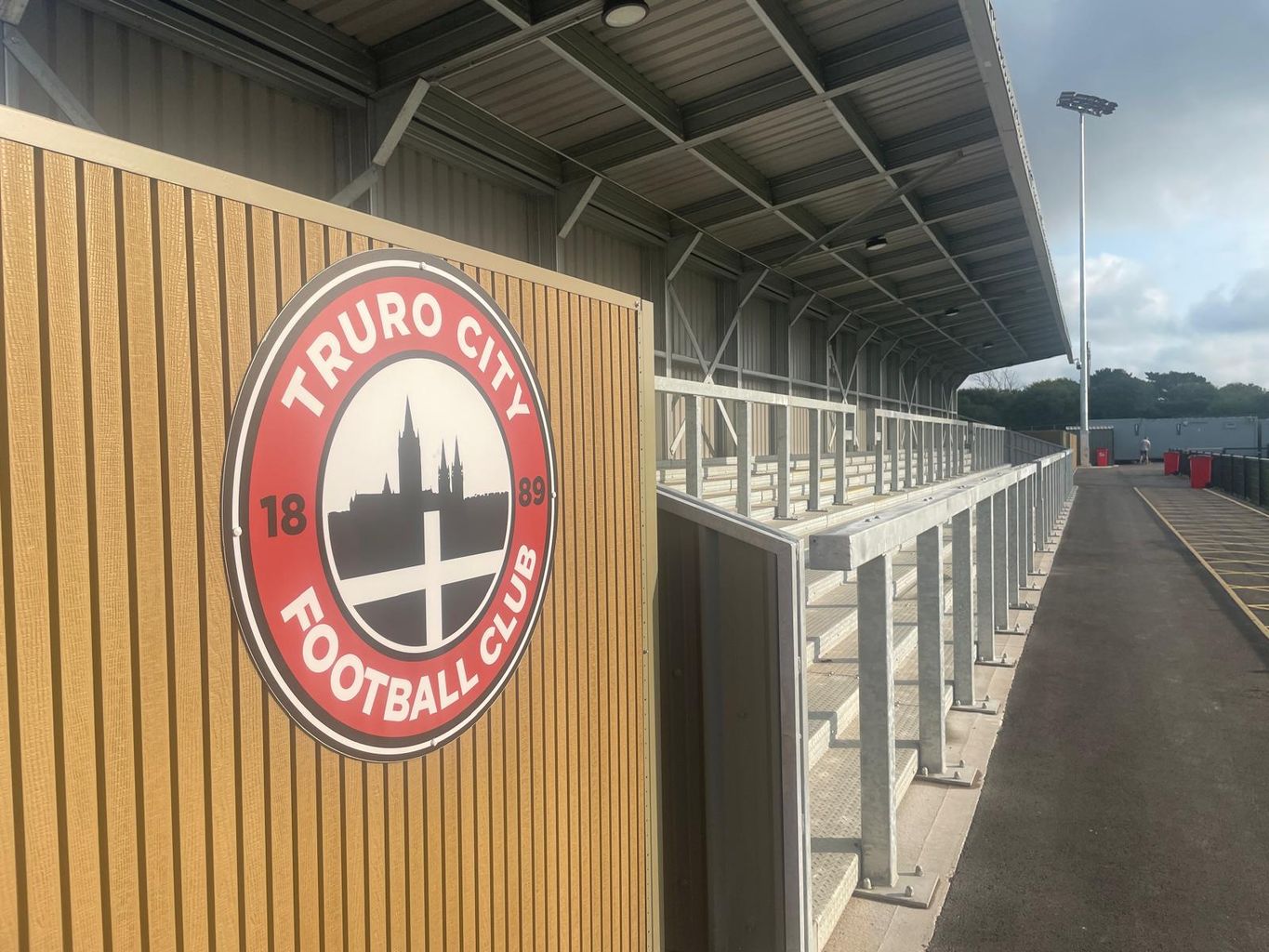 Truro City FC players start training on new pitch at Langarth