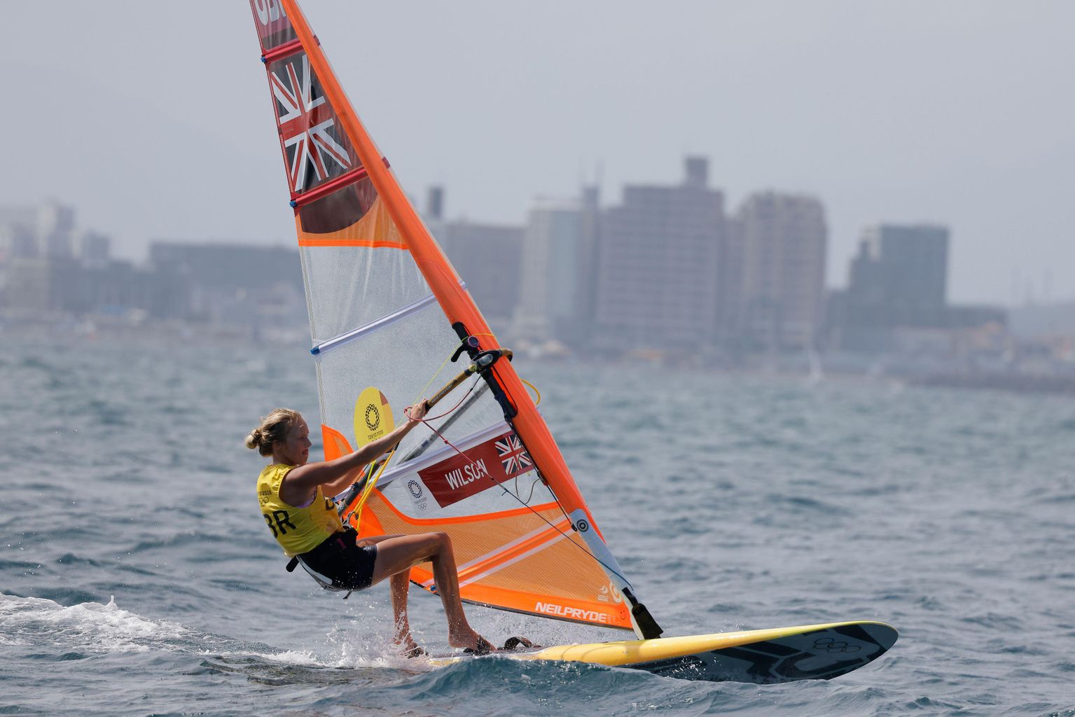 Dorset Windsurfer Emma Wilson goes for gold