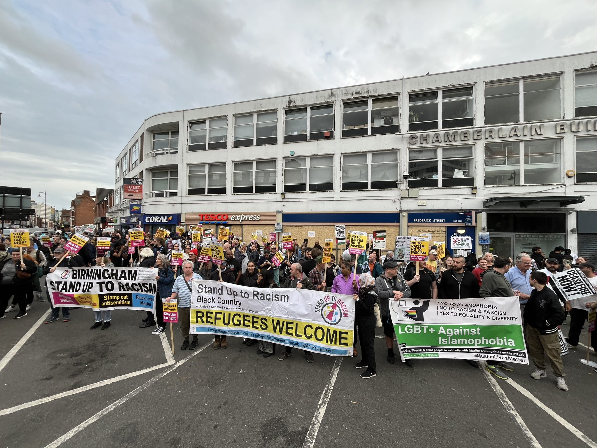 Hundreds join anti-racism protest in Birmingham | News - Hits Radio ...